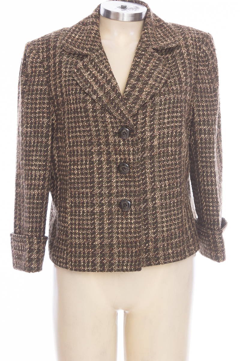 Chaqueta / Abrigo color Café - Tahari | Closeando