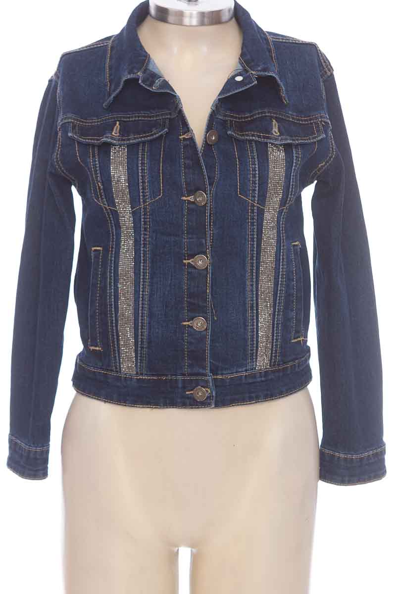 Chaqueta / Abrigo color Azul - J&Y talla XS de Segunda Mano | Closeando