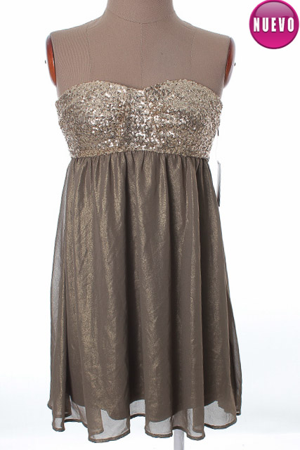 Vestido / Enterizo color Bronce - Marilyn Monroe talla S como nuevo ...