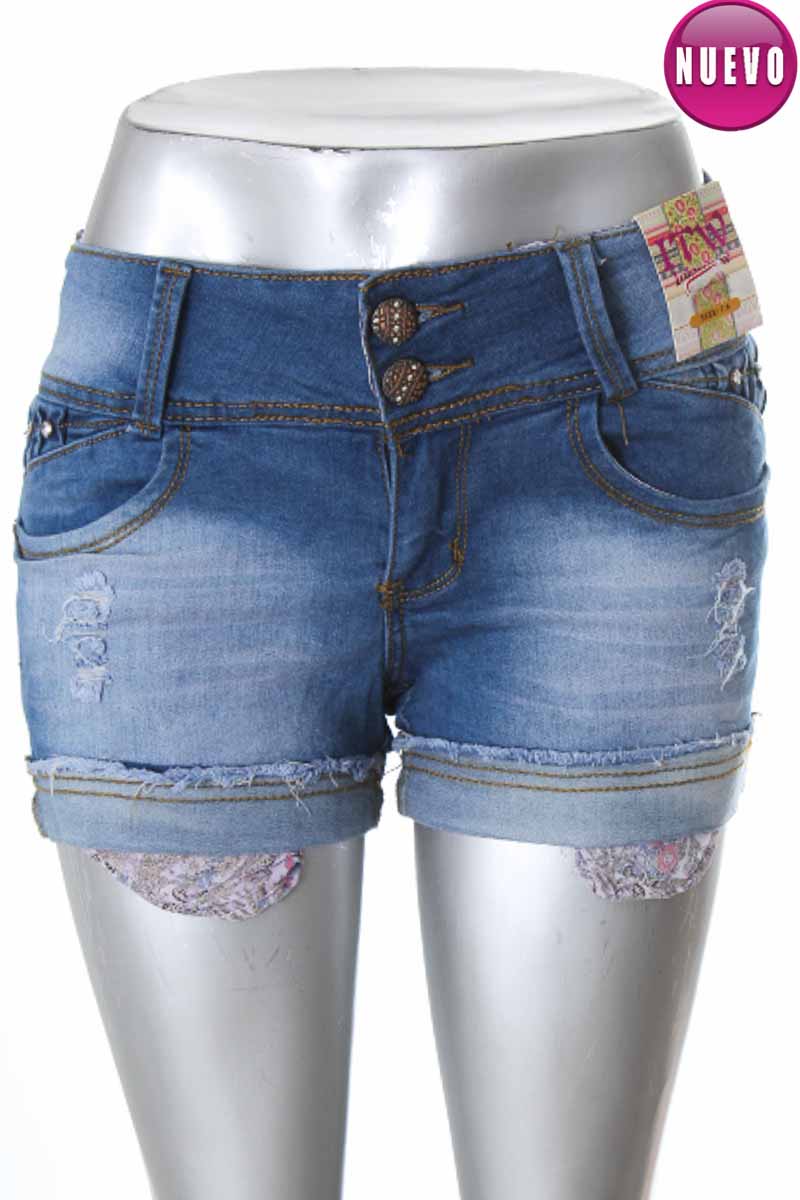 Short color Azul - Interview Denim | Closeando
