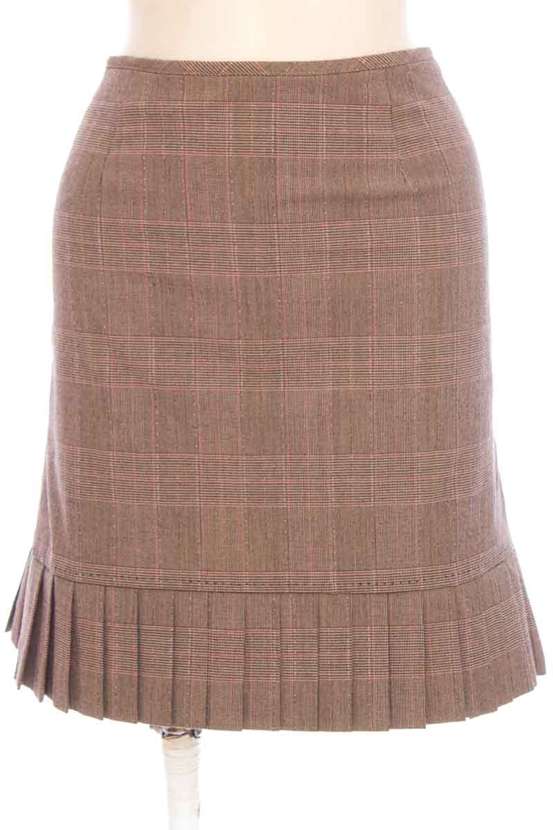 Falda color Café - Tahari talla M de Segunda Mano | Closeando