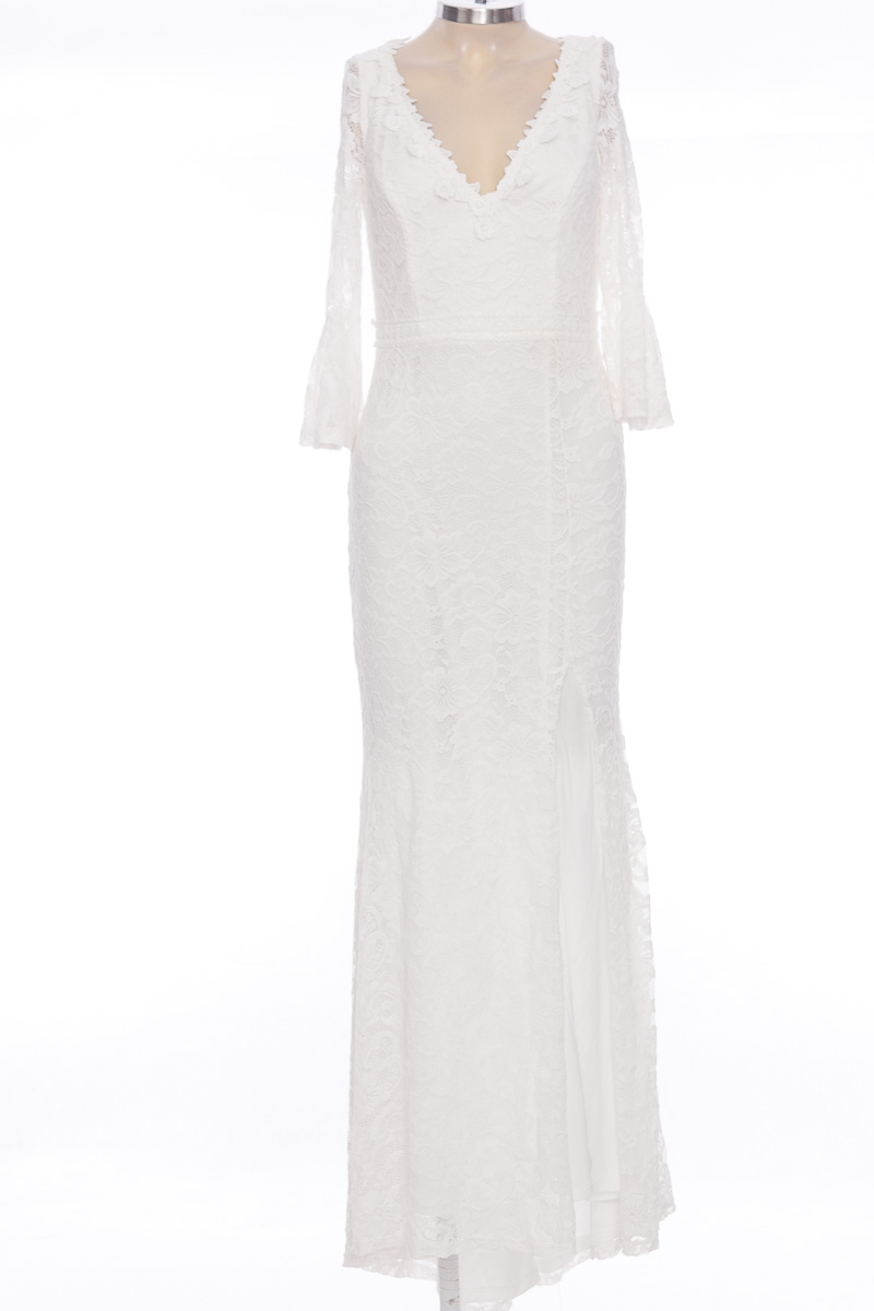 Vestido / Enterizo color Blanco - Ever Pretty | Closeando