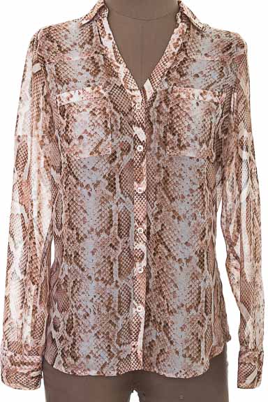 Blusa Formal color Café - Express | Closeando