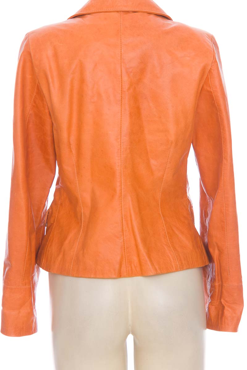 Chaqueta / Abrigo color Naranja - Genuine Leather | Closeando