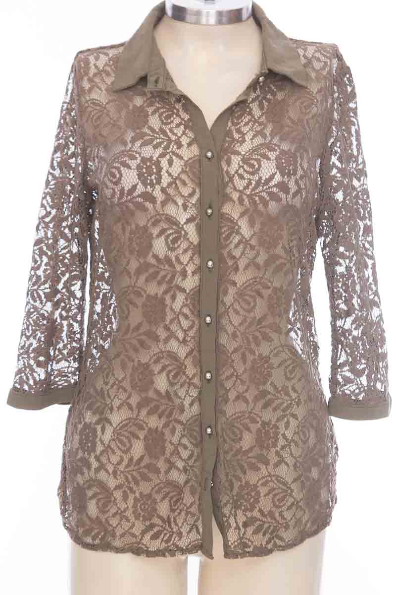 Blusa color Verde - Plica | Closeando