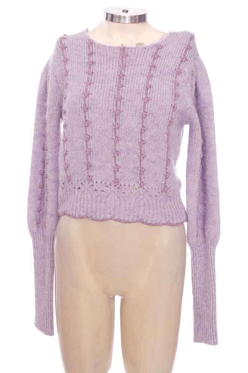 Sweater color Morado - Zara | Closeando